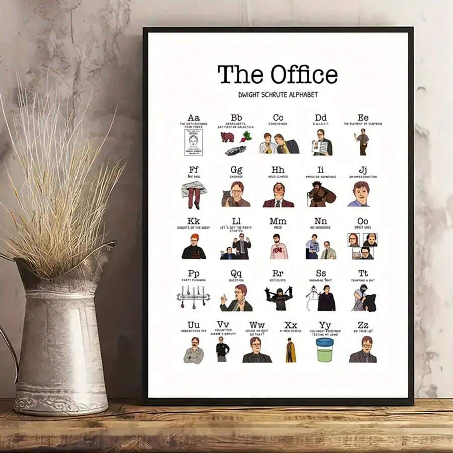 1pc Canvas Poster, The Office Dwight Schrute Poster Wall Art For ...