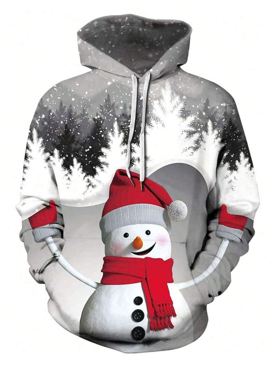 Moletom Com Capuz Masculino De Lã Esportivo Com Impressão 3d, Roupas De ...