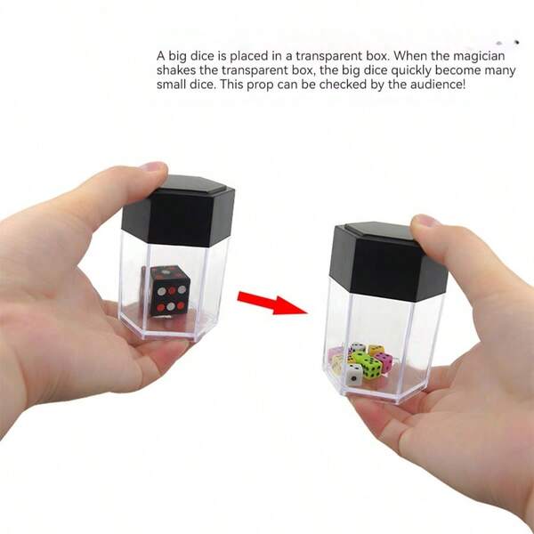 1set Magic Set Including Exploding Dice Toy And 1 Big To 6 Small ...