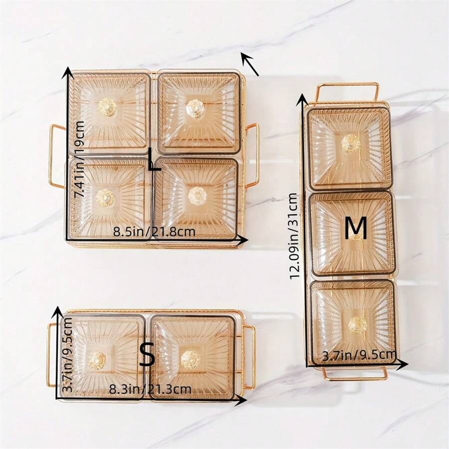 1 Set, Nut Box, Dried Fruit Box With Lid, Nut Containers, Snack Plate ...