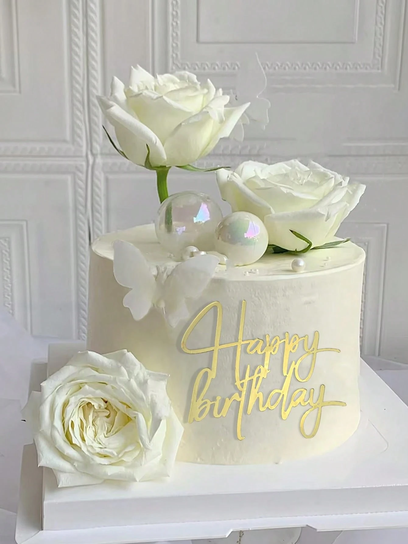 1PC Happy Birthday Acrylic Cake Topper Birthday Party Cake Decoration ...