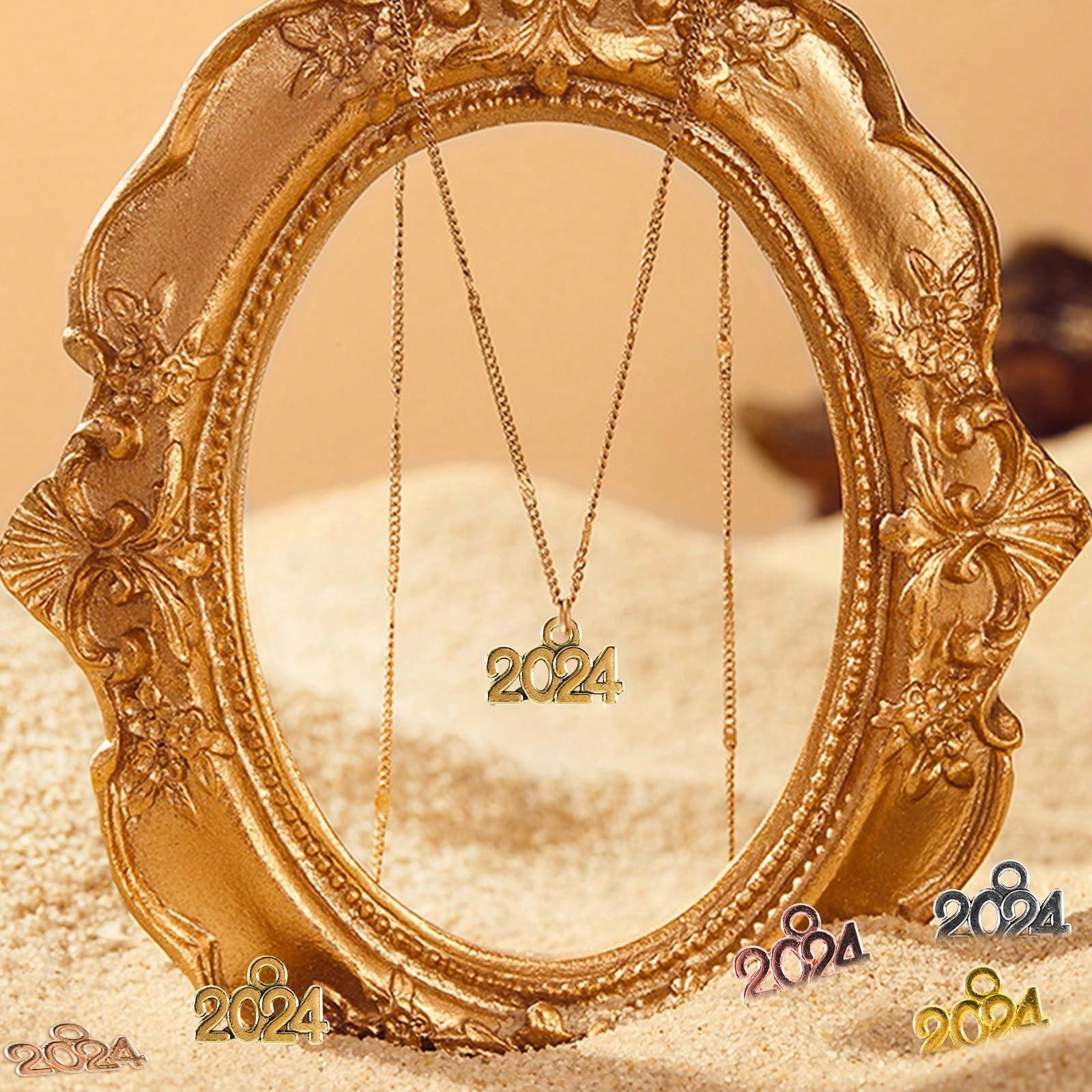 100PCS 2024 Tassel Graduation,Graduation Charms,2024 Charms For ...