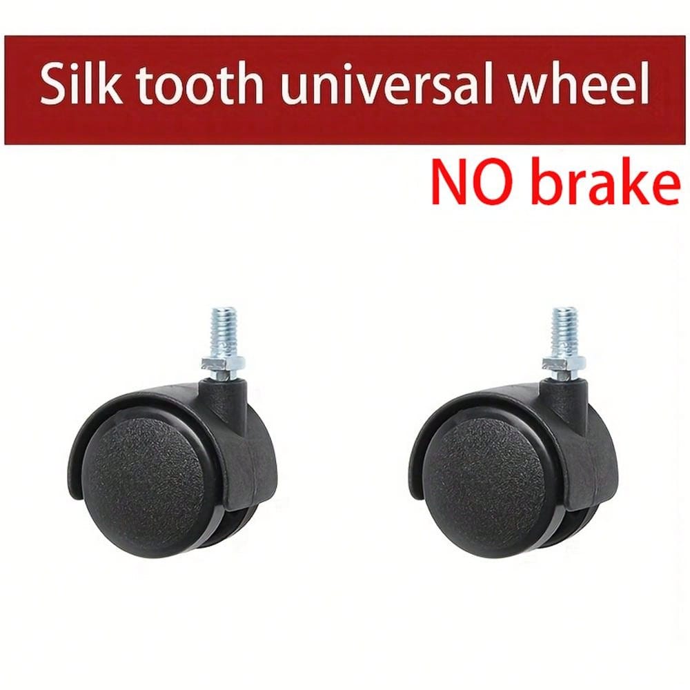 2pcs/Set Mute Universal Wheel, Electric Wheel, Threaded Teeth, With ...