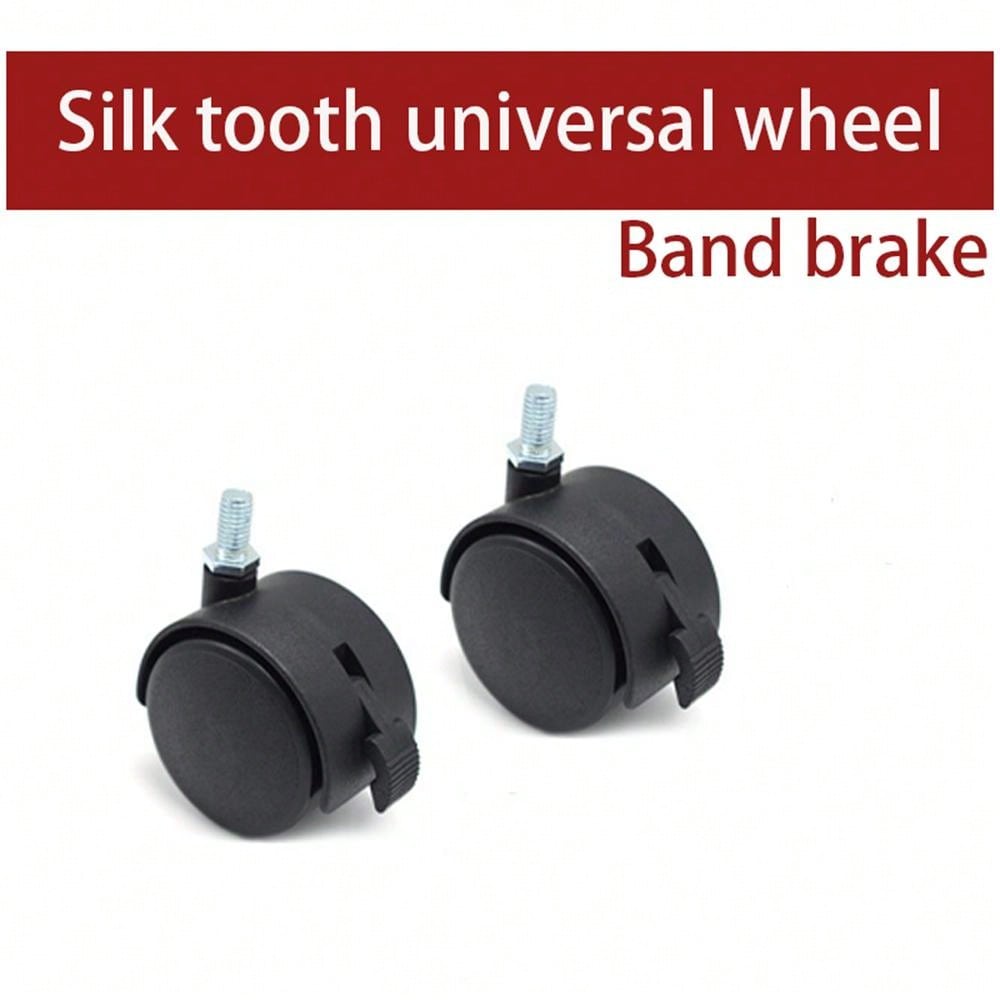 2pcs/Set Mute Universal Wheel, Electric Wheel, Threaded Teeth, With ...