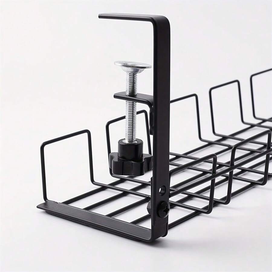 1PC Desk Cable Storage Rack, Wire Management Cable Rack, Sturdy Metal ...