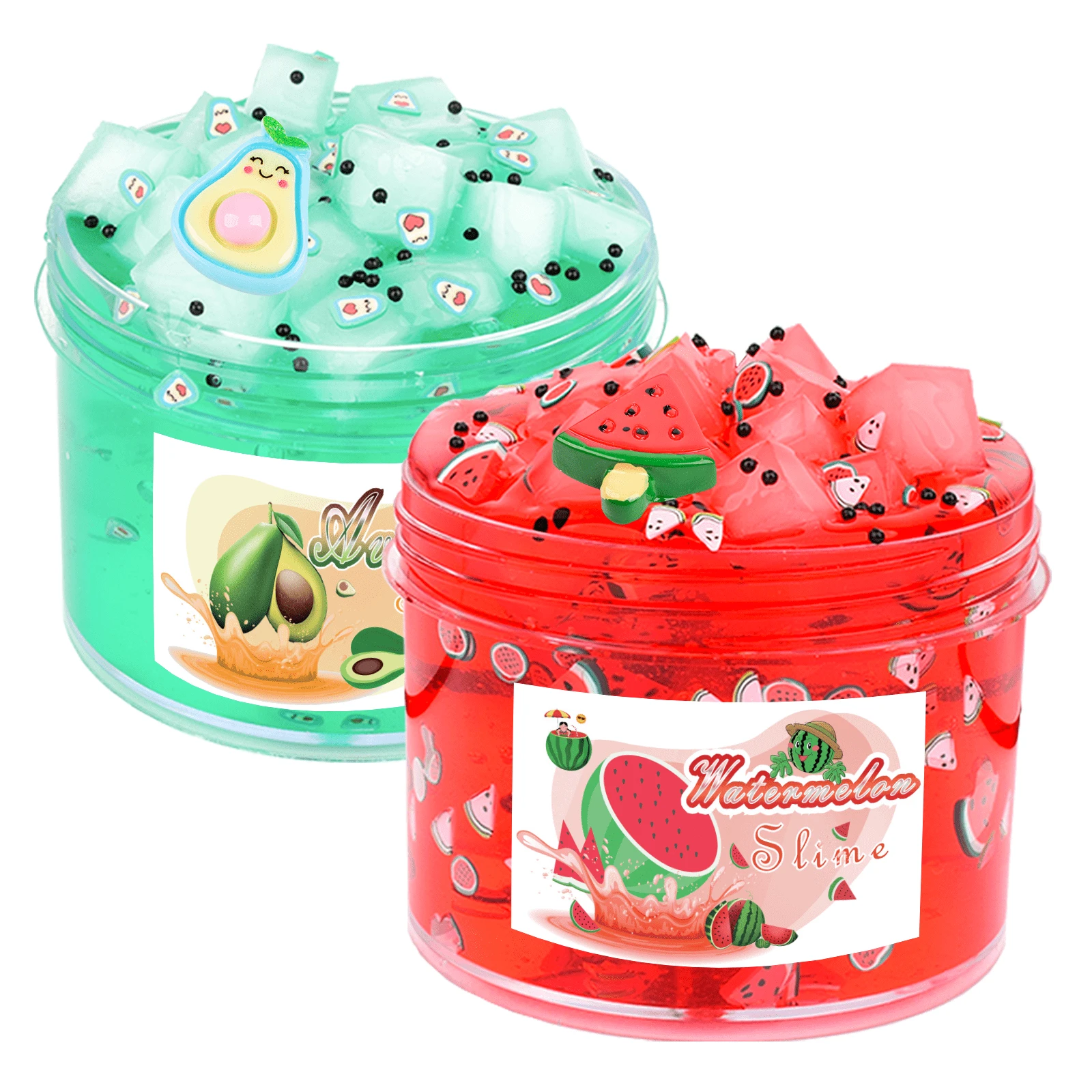 Christmas Decoration 2pcs/Set,Mini Clear Slime,60ml Mini Clear Slime ...