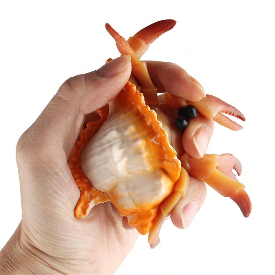 Ocean Animal Toys Hermit Crab TPR Smelless Stretch Toys Floating And ...