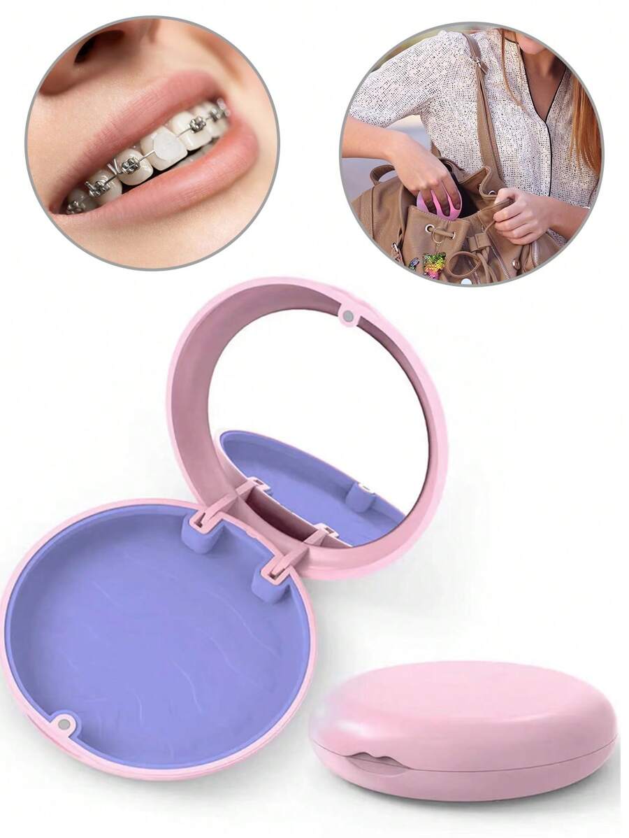 1Pc Braces Orthodontic Case Dental Retainer Box Case Magnetic Aligner ...