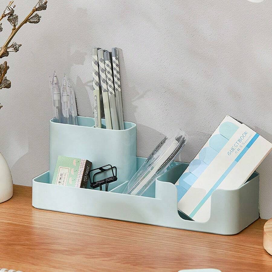 Creative Multi-Functional Desktop Organizer Plastic Grid Memo Board ...