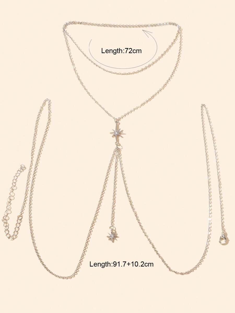 Rhinestone Decor Body Chain | SHEIN USA