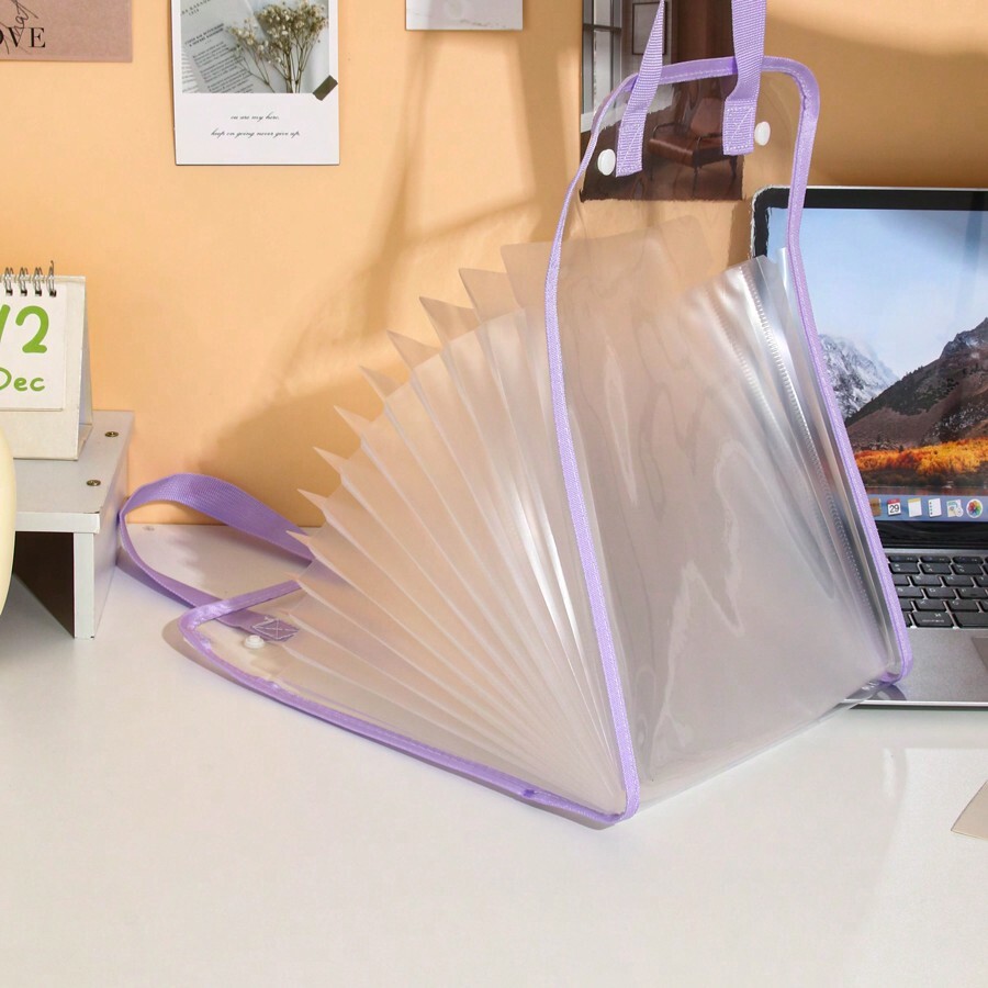 Folder Exam Papers Storage Bag Accordion File Folder A4 Document ...