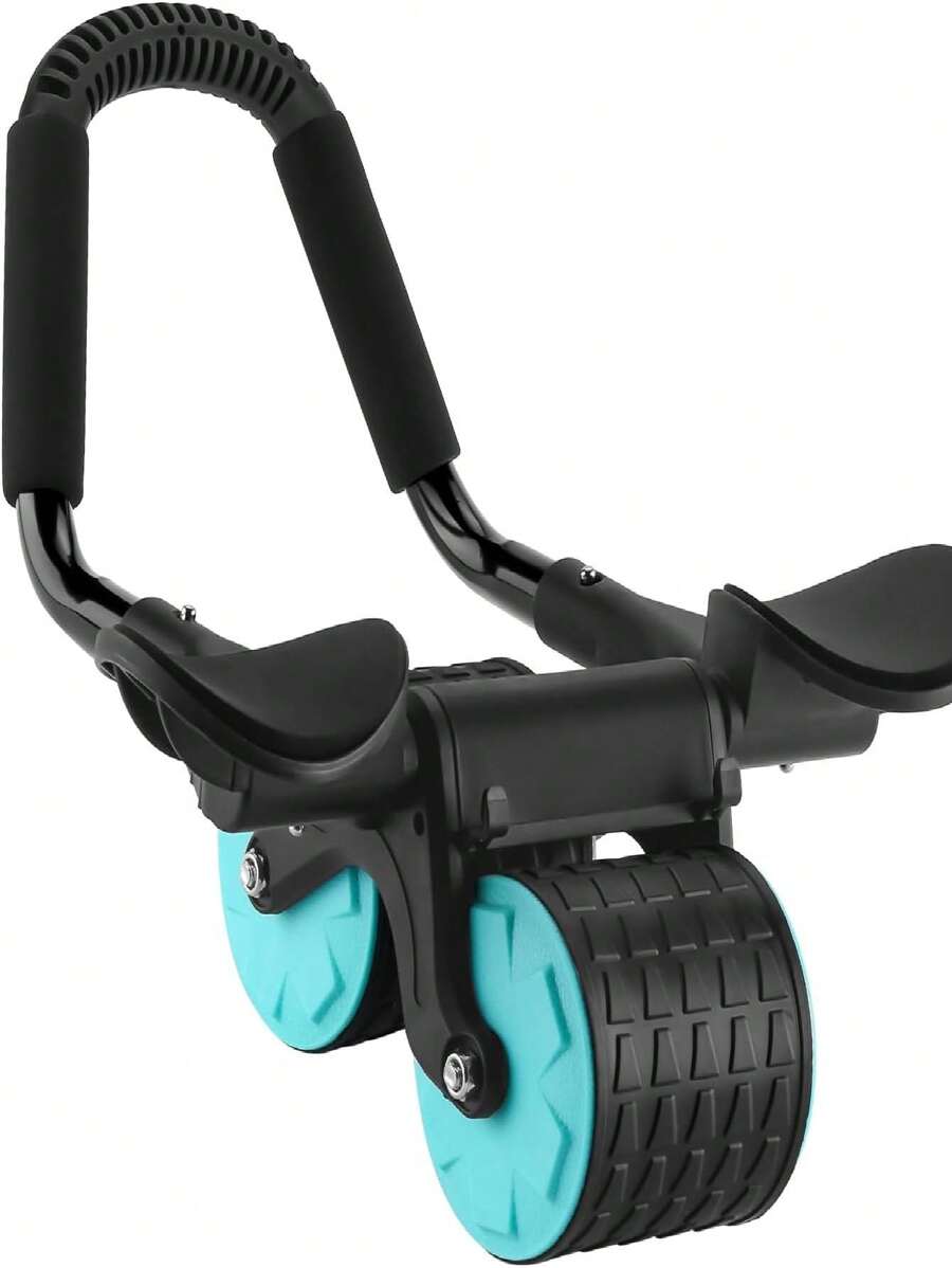 Ab Roller Wheel With Timer & Knee Mat, 2023 New Elbow Support Automatic ...