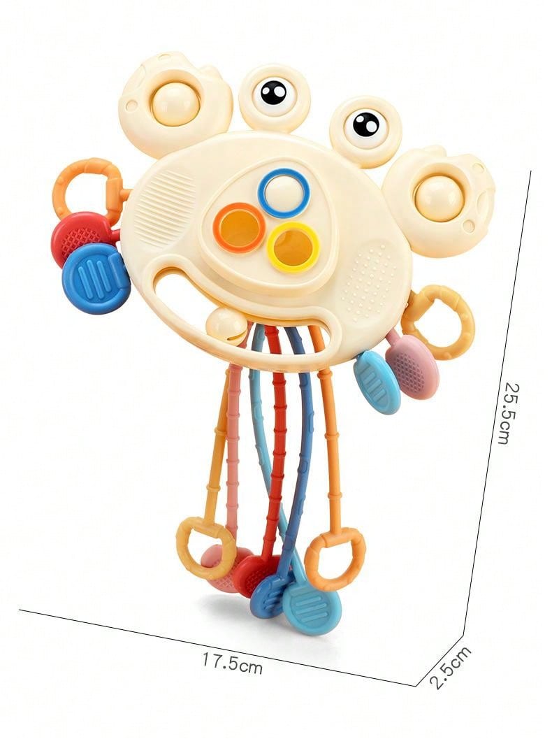 1pc Crab Triangle Pull Toy For Toddlers To Increase Color Recognition ...