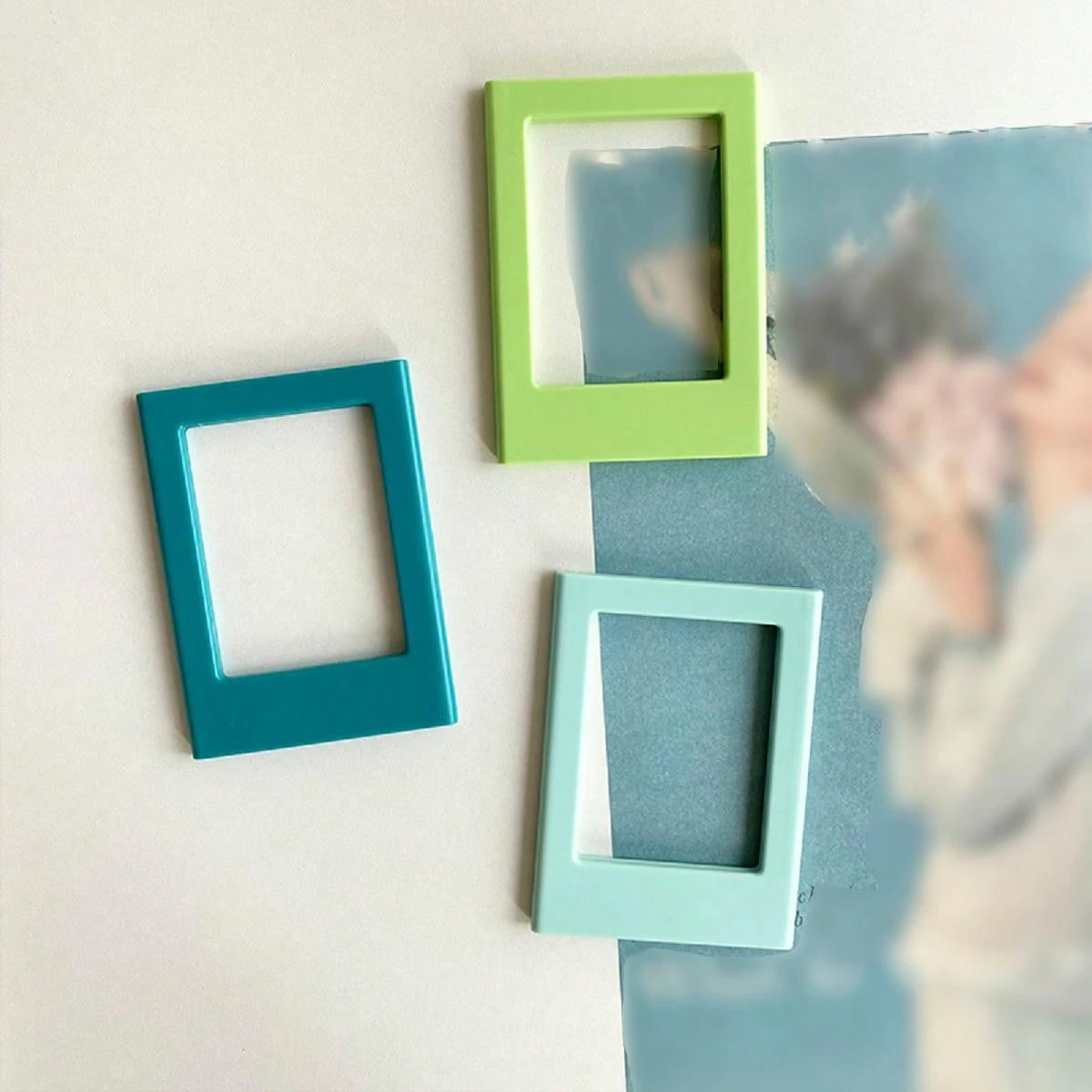 Magnetic Photo Frame Refrigerator Magnet Display For Family Memory ...