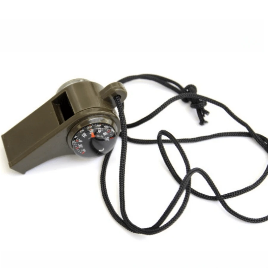 Multifunctional Plastic 3 In 1 Whistle With Survival Whistle, Compass ...