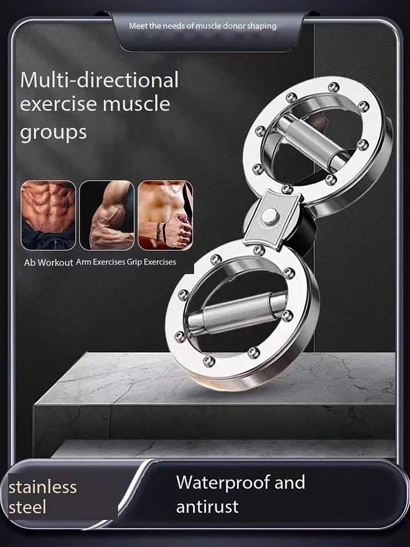 Adjustable Resistance 15 Pound Arm Strength Trainer Resistance ...