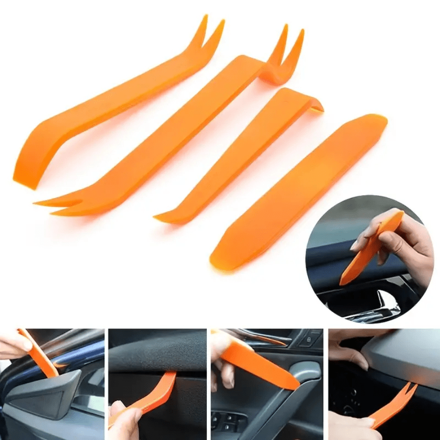 4-Piece Car Disassembly Pry Bar Set, Audio Disassembly, Navigation ...
