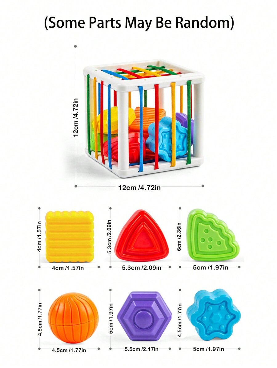 1Set Large Particle Anti Swallowing Montessori Toys Baby Concentration ...