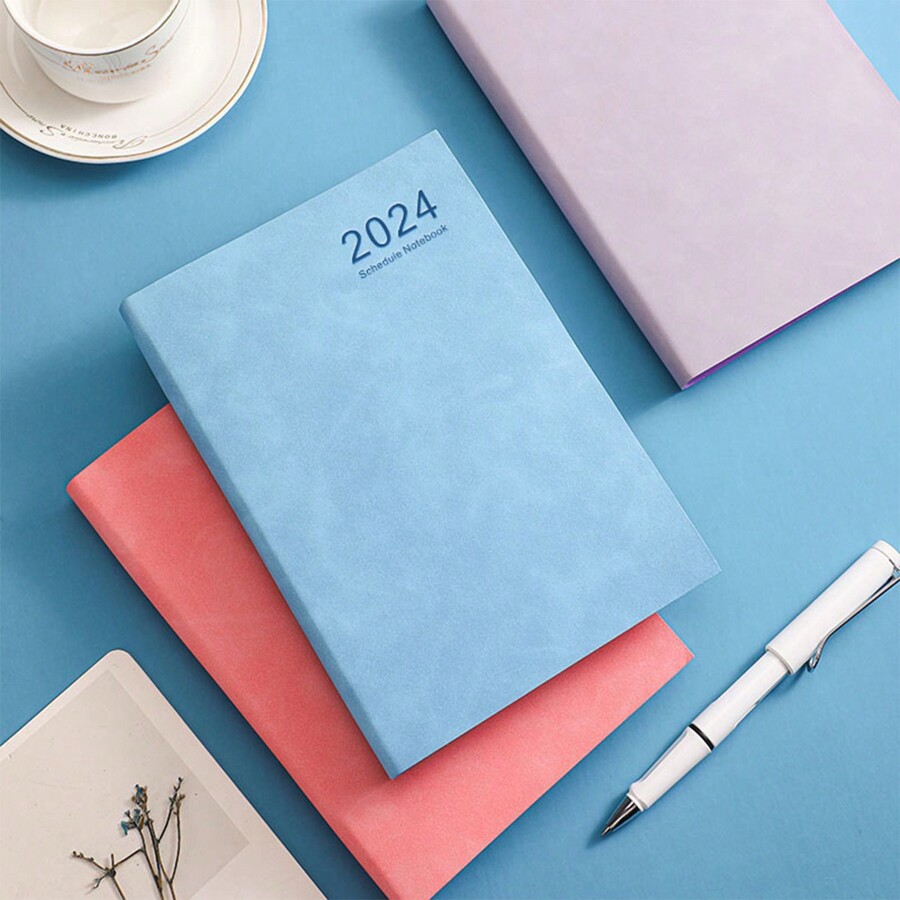 1pc 2024 A5 Daily Planner With Time Management And Self-Discipline ...