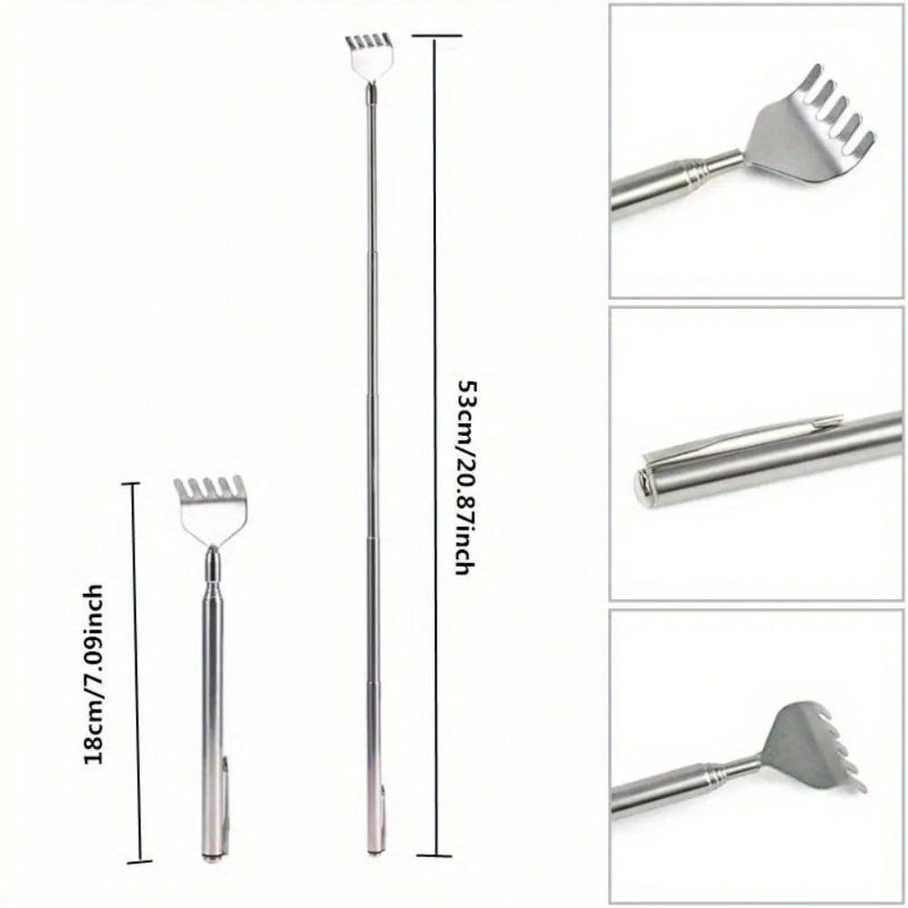 1PC Telescoping Back Scratcher, Portable Telescopic Tickle Massager ...