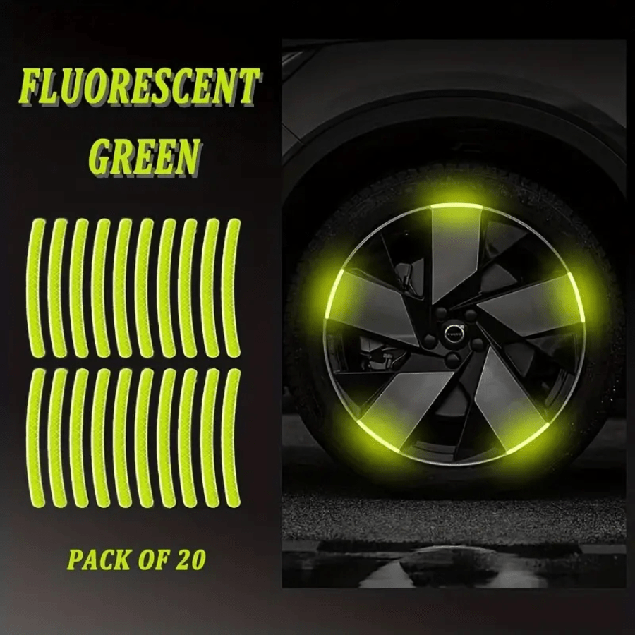 20packs Wheel Safety Warning Stickers; Materials, Self-Adhesive, Easy ...