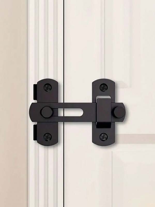 1pc Stainless Steel Door Lock Clasp, Old-Fashioned Latch Burglar Lock ...