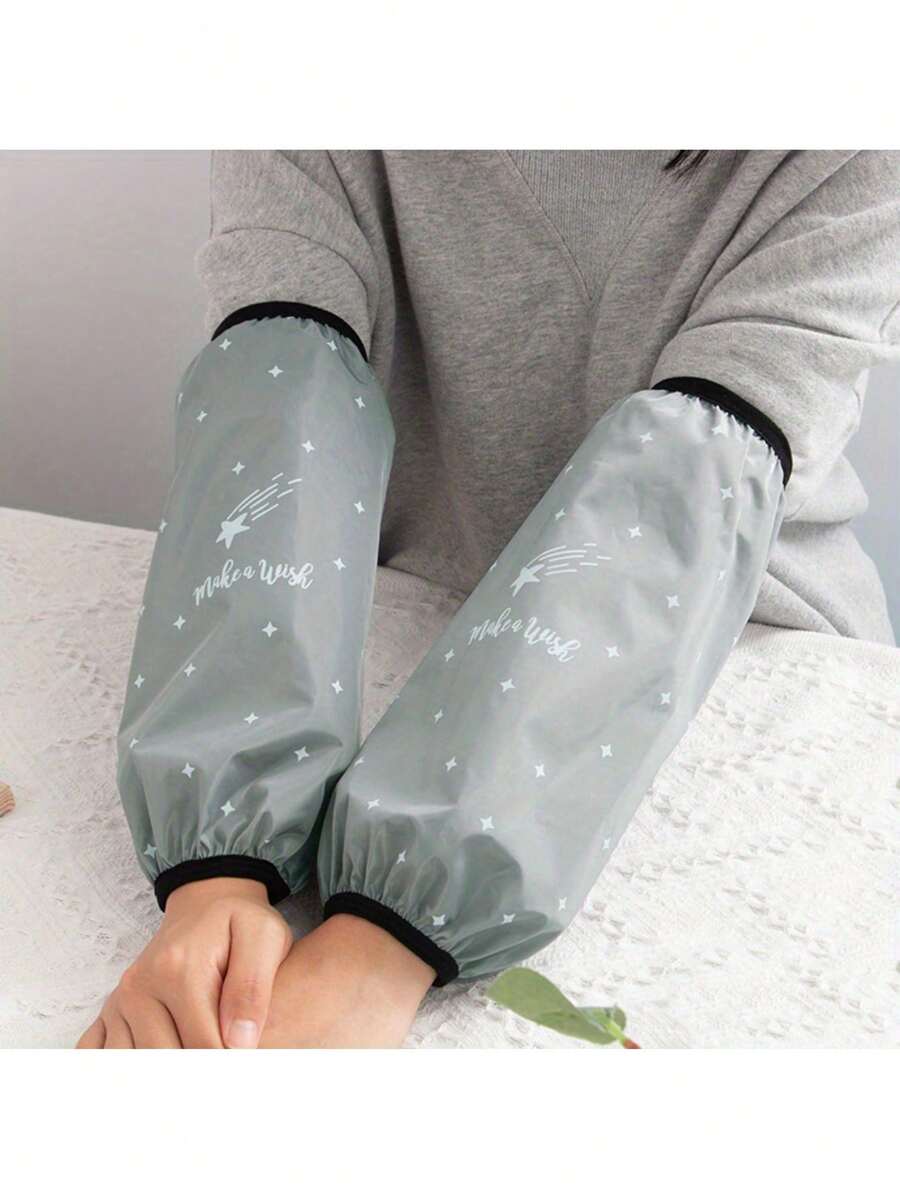 1 Pair Of Long Waterproof Sleeves, 11.81in*6.69in, Reusable Kitchen ...