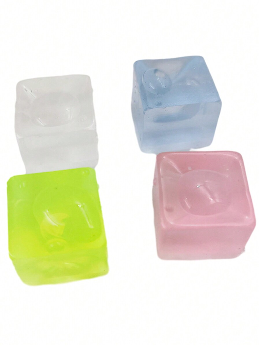 10pcs Ice Cube Squishy Toys, Squeeze Stress Relief Toy,Fun Christmas ...
