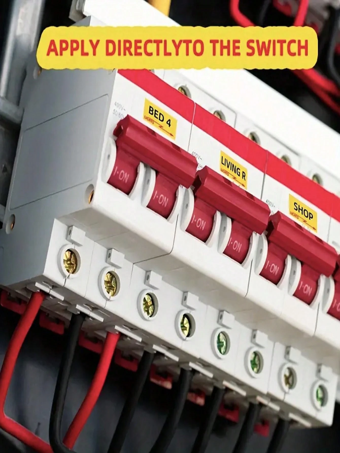 129pcs/Set, Circuit Breaker Box Labels Conspicuous Identification ...