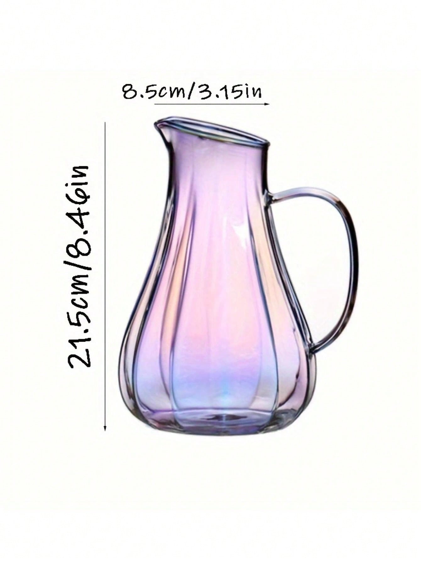 Multicolor Seashell Glass Cold Water Pitcher For Home, High ...