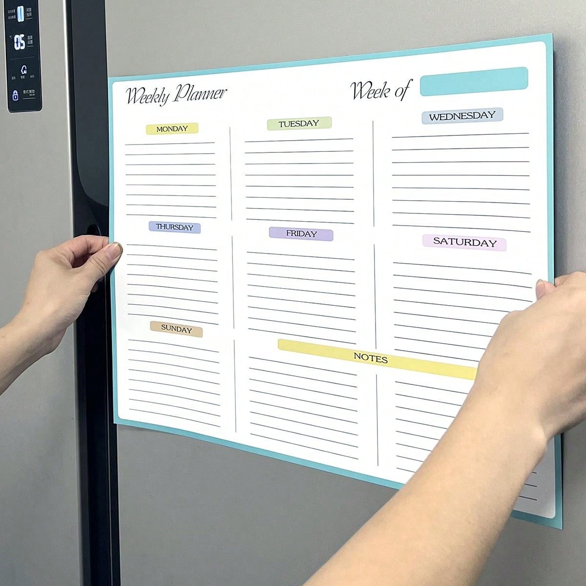 1pc Magnetic Message Board For Fridge That Is Writable, Magnetic, And ...