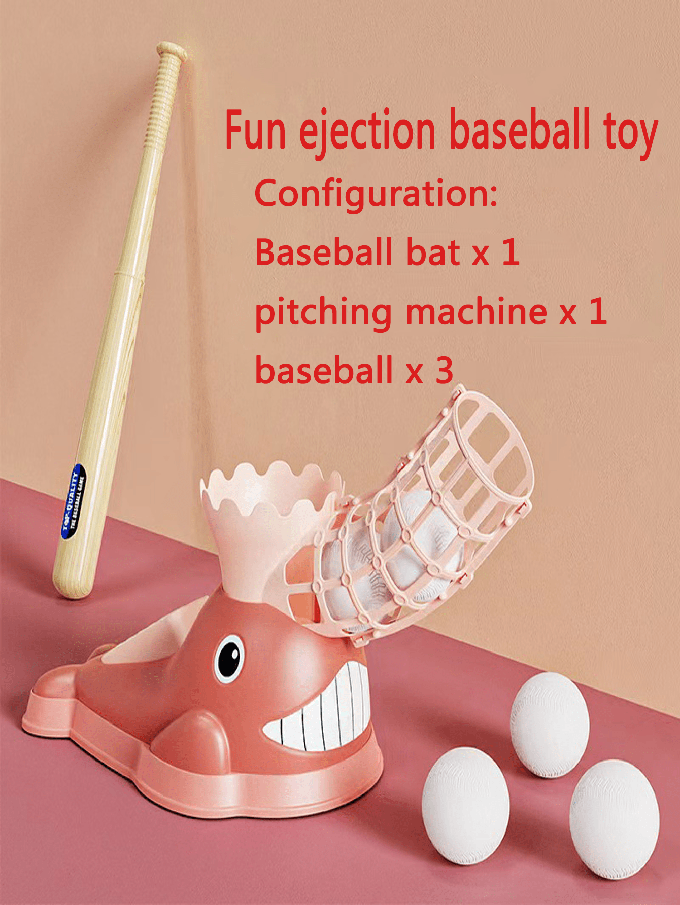 Automatic Baseball Pitching Machine Toy, Interactive Game, Outdoor ...