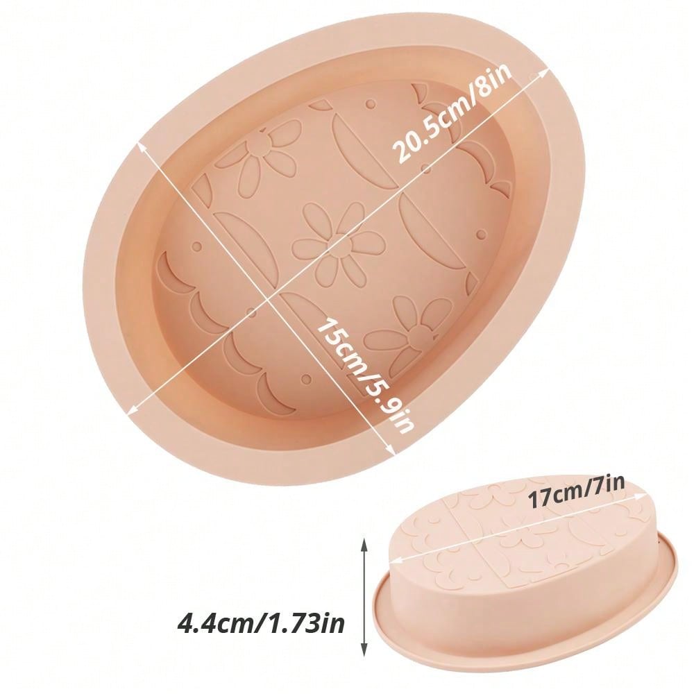 Easter Silicone Egg Mold, 1pc Pink 3d Mini Round Egg Mold For Making ...