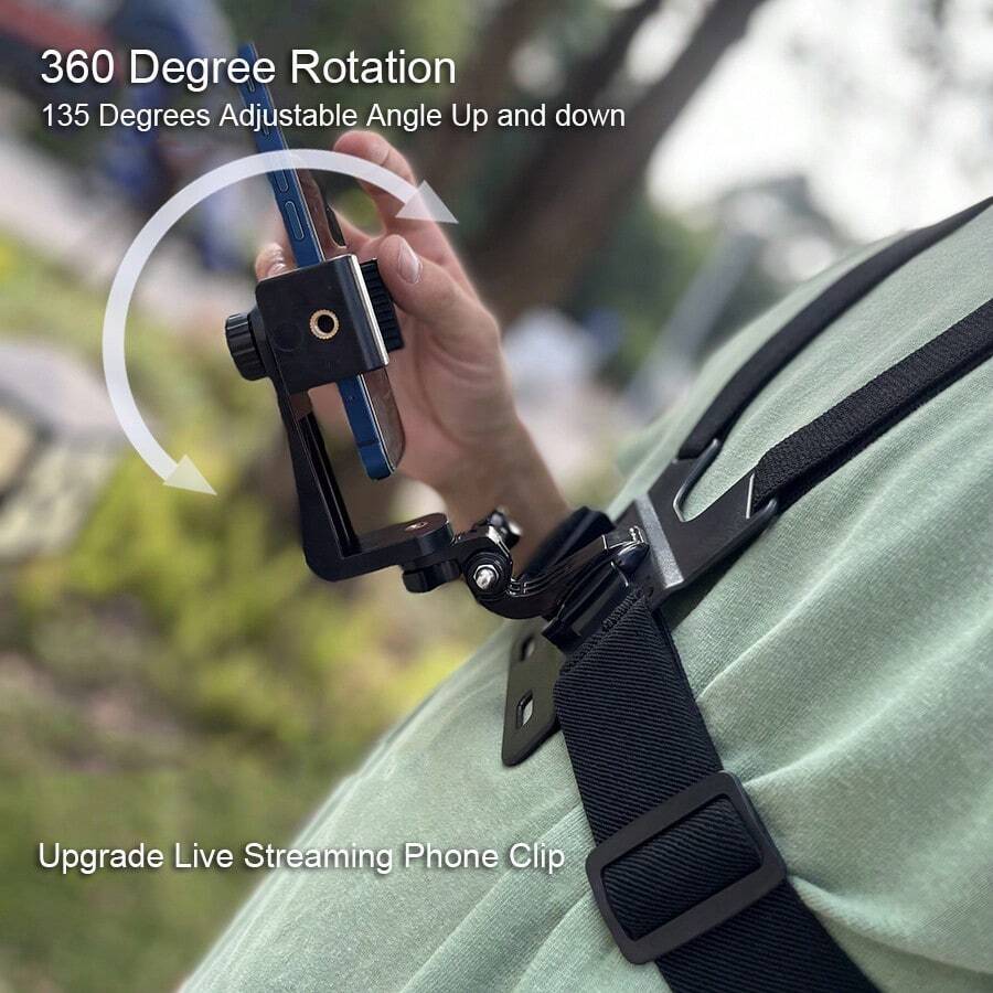 Chest Strap Rotate Phone Mount For Mobile Phone Smart Phone Belt Body ...