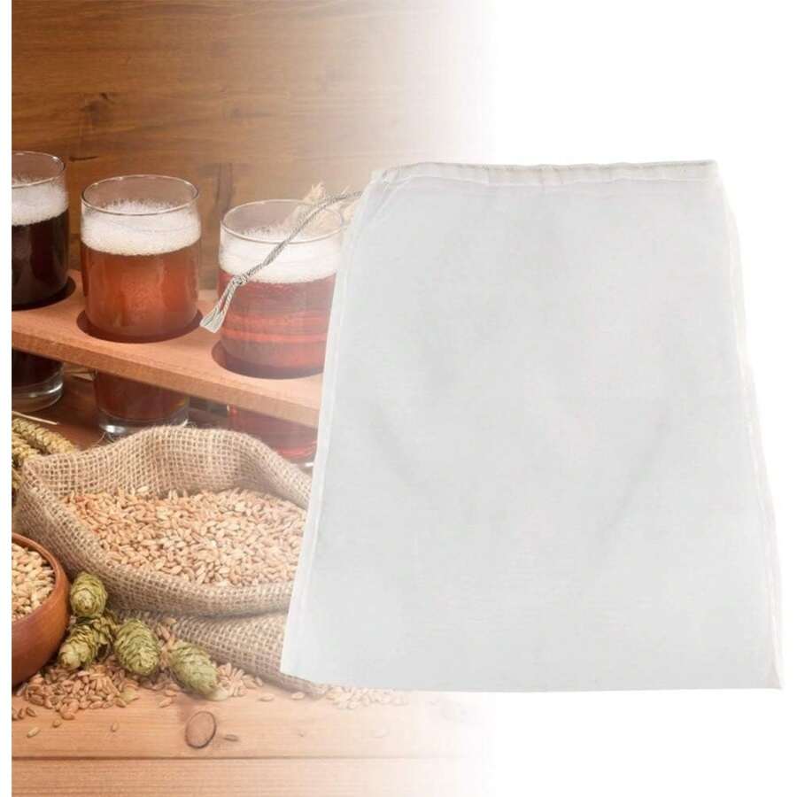 100 Mesh Wine Filter Bag, Reuseable Home Brew Beer Making, Used In ...