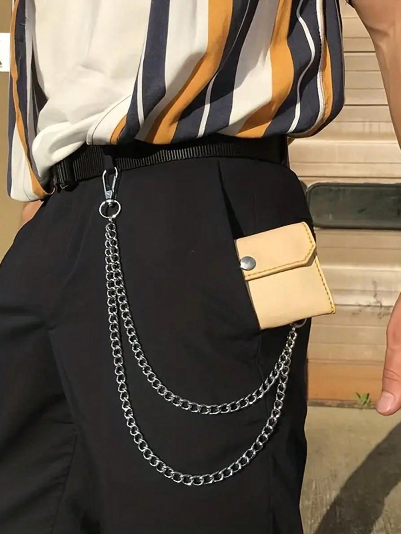 1pc New Pants Chain Fashion Men's Pants Chain Jeans Chain Punk Hip Hop ...