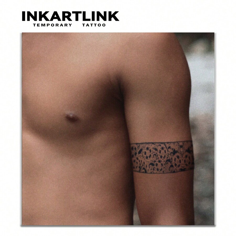 1pc 5*20cm Sakura Herbal Juice Tattoo Sticker Magic Tattoo 15 Days ...