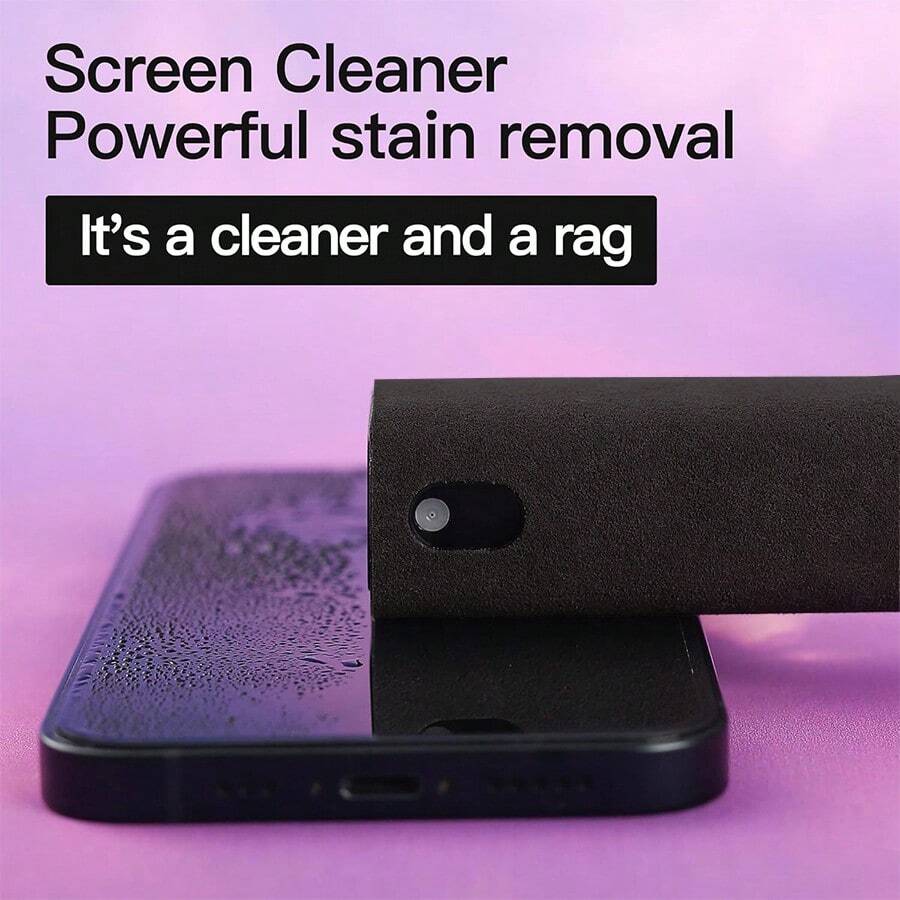 1pc Screen Cleaning Kit 3-In-1 Touchscreen Spray Cleaner With Bottle ...