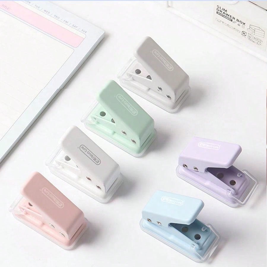 1pc Molandi Mini Single Hole Puncher, Portable Manual Paper Hole Punch ...