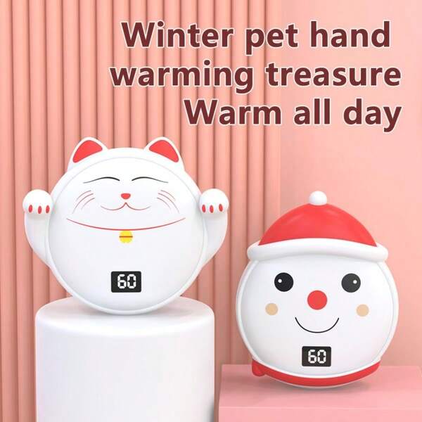 New Arrival Lucky Cat Hand Warmer & Power Bank With Temperature Control ...