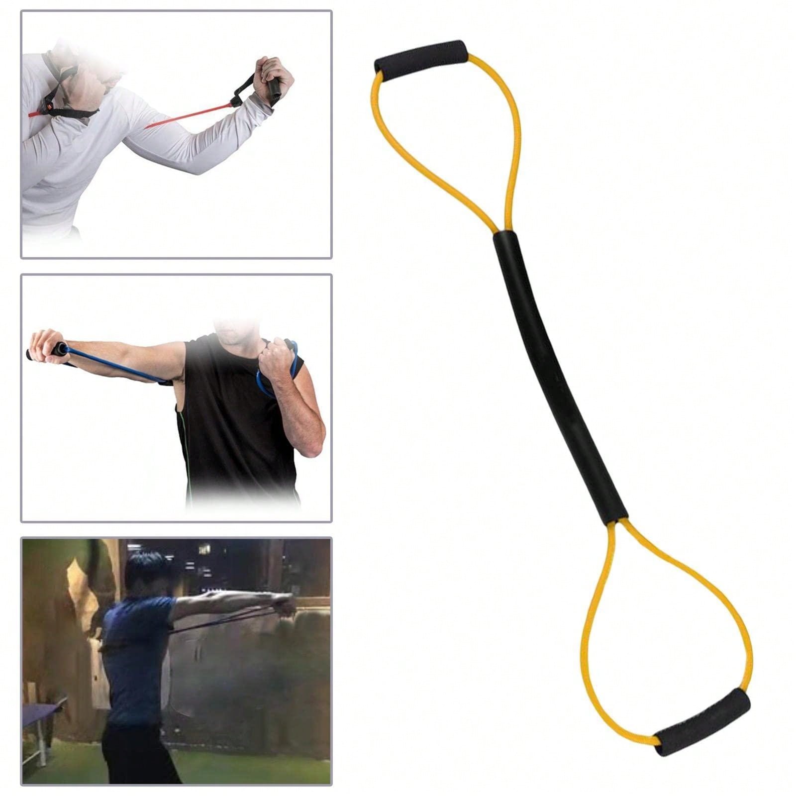 1pc Sports Resistance Bands Tension Rope With Comfort Handles Thai ...