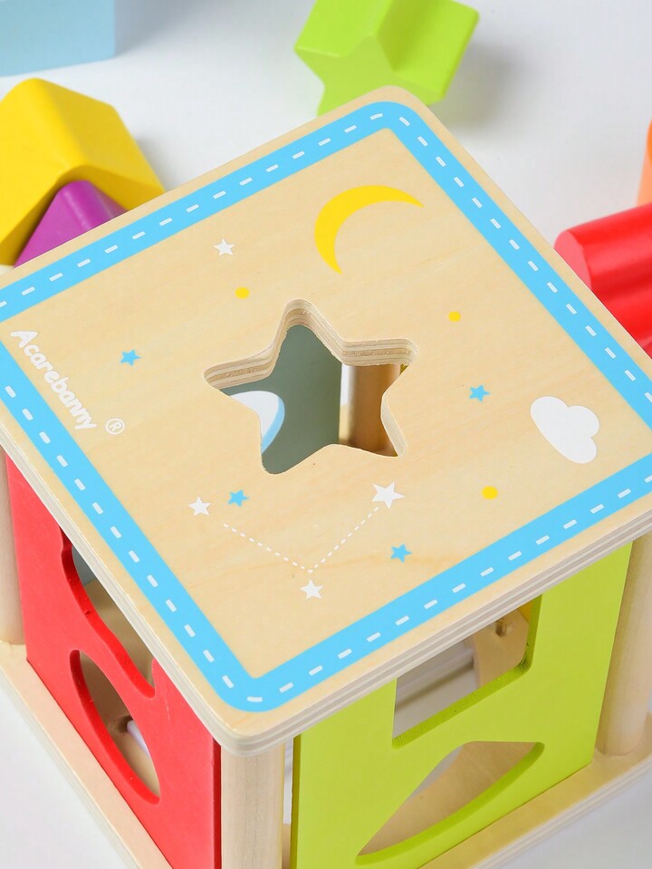 Geometric Shape Intelligence Box, Shape Sorting And Pairing, Perforated ...