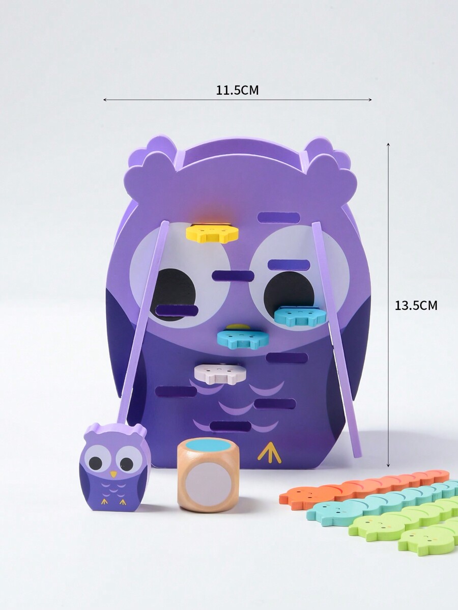 Fun Rescue Owl Pulling Balance Game Wooden Toy For Hand Eye Coordination Training And Two Person 