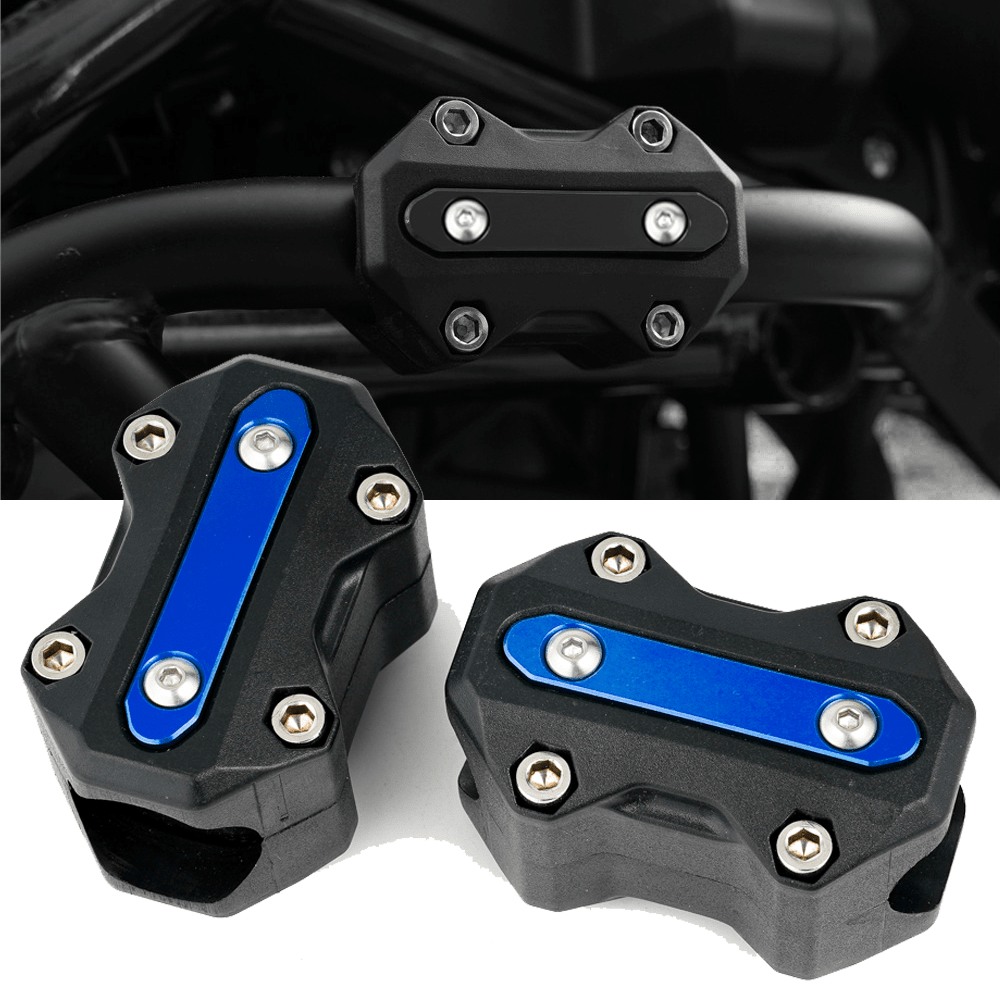 2pcs Plastic Motorcycle Bumper Decoration & Protective Block, Suitable ...