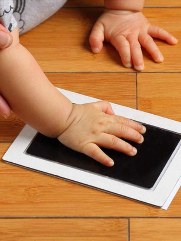 1pc Diy Pet Paw Print Inkless Stamp Pad With Random Pattern Style ...