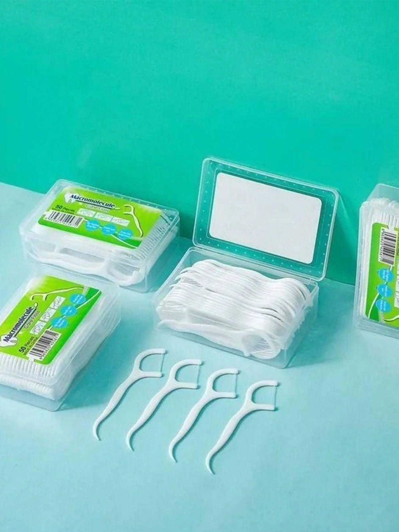 High-Tension Dental Floss Oral Cleaning Floss Pick, Disposable, Ultra ...