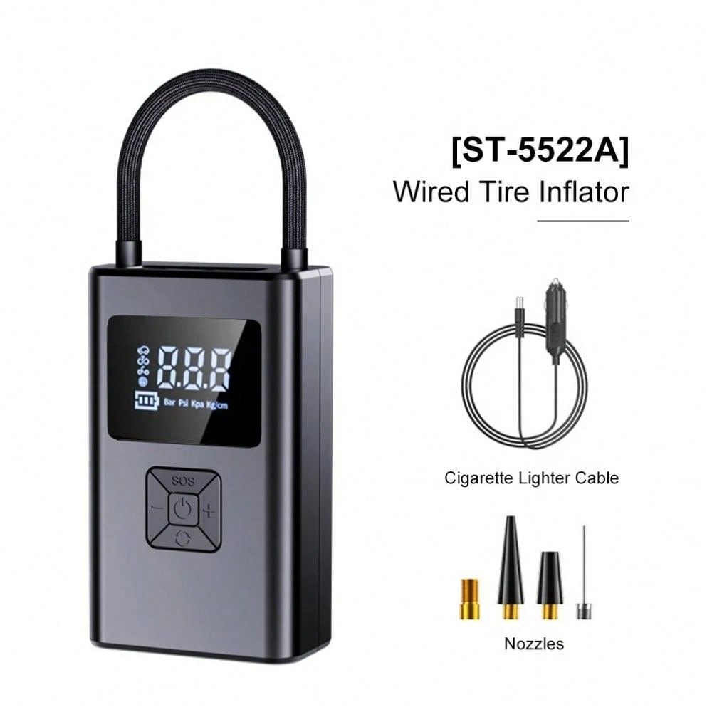 Cordless Car Tire Inflator Air Compressor Pump 12V Portable Cordless ...