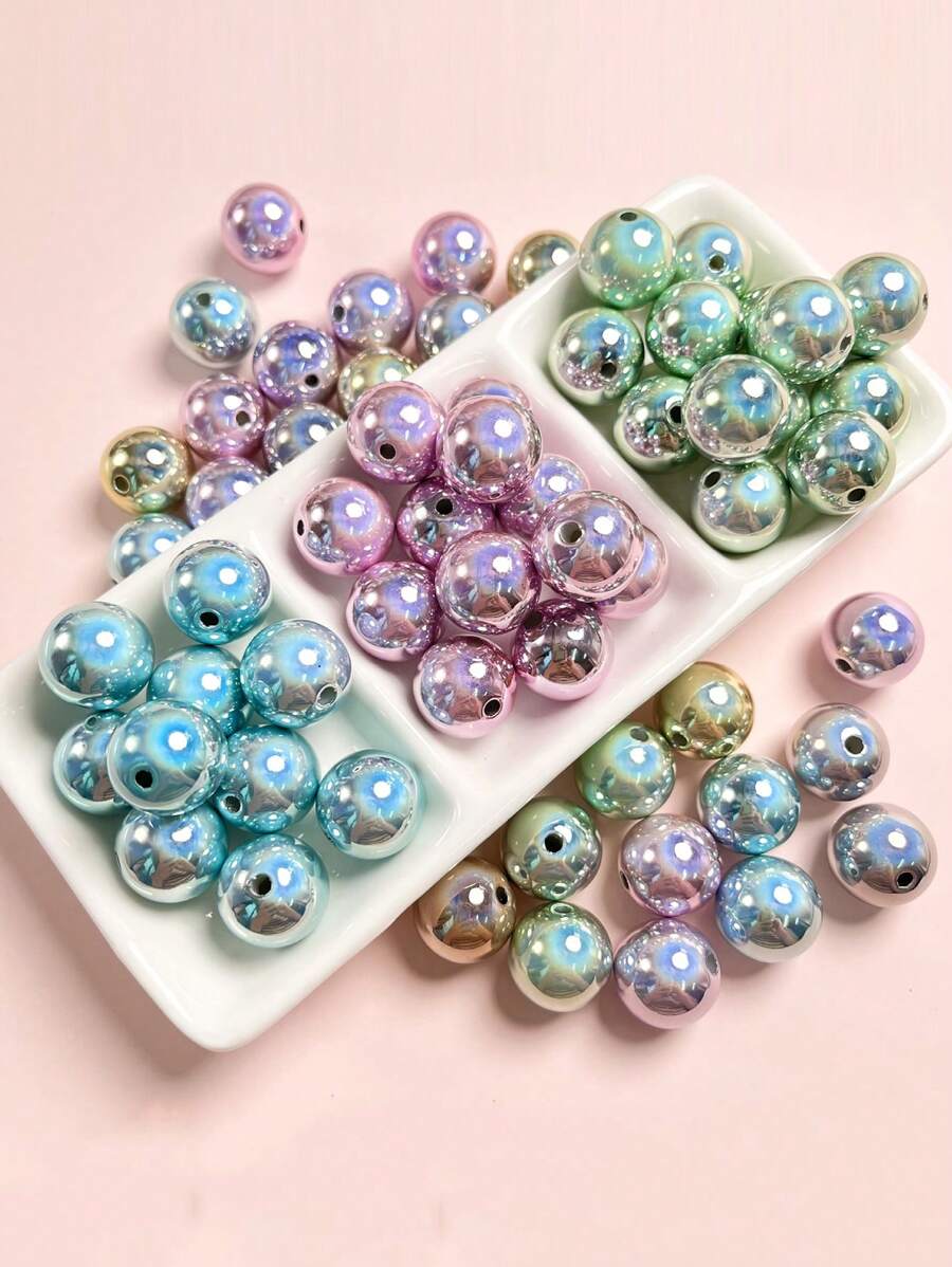 10 Pcs/Pack 16mm Style Random ABS Multi-Specification Faux Pearl ...