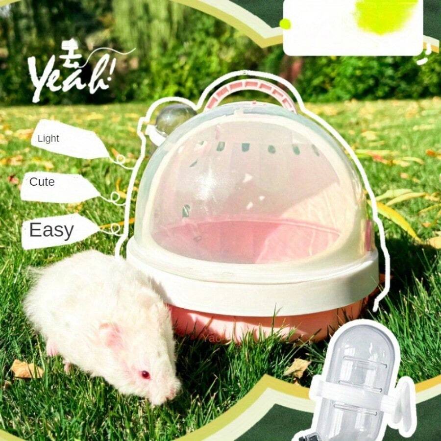 1 Pc Portable Cage For Hamsters And Small Animals, Light Carrier Ideal ...