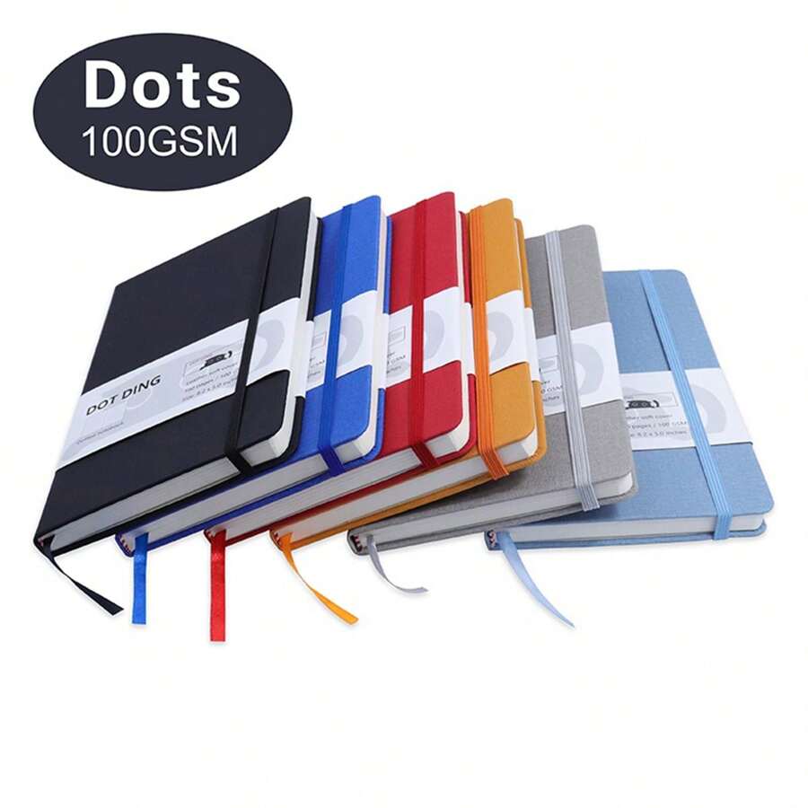 A5 Hardcover-Journal-Notebooks, A5 Dotted Journals Notebook For Writing ...